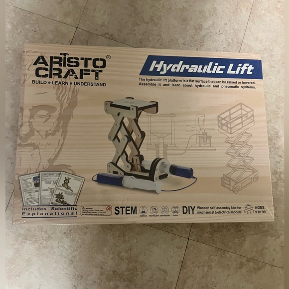 Aristo Craft | Games | Aristo Craft Hydraulic Lift Stem Diy Wooden Self ...
